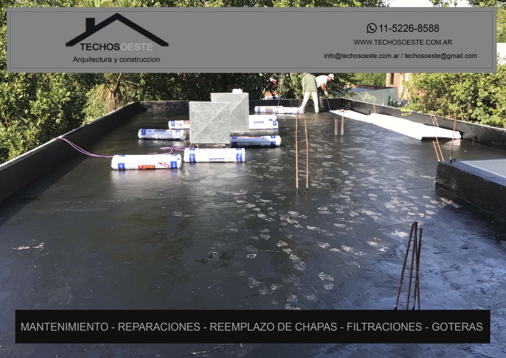 REEMPLAZO Y COLOCACIÓN DE MEMBRANAS | TECHOS OESTE | www.techosoeste.com.ar